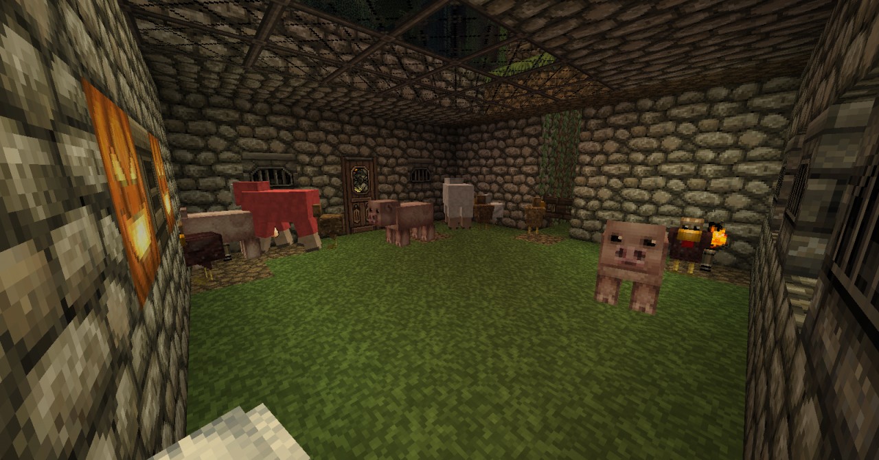 Big House With Awsome Mob Spawner. Minecraft Map