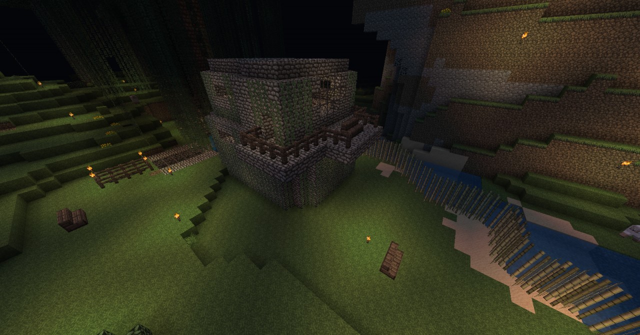 Big House With Awsome Mob Spawner. Minecraft Map
