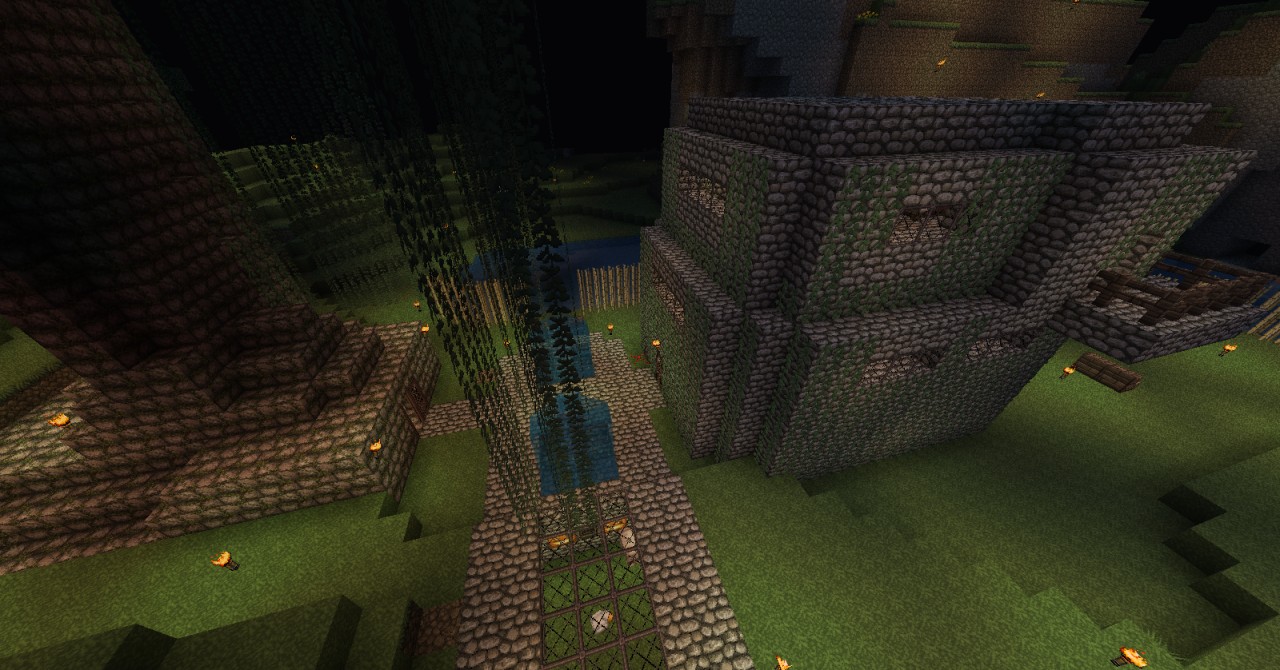 Big House With Awsome Mob Spawner. Minecraft Map