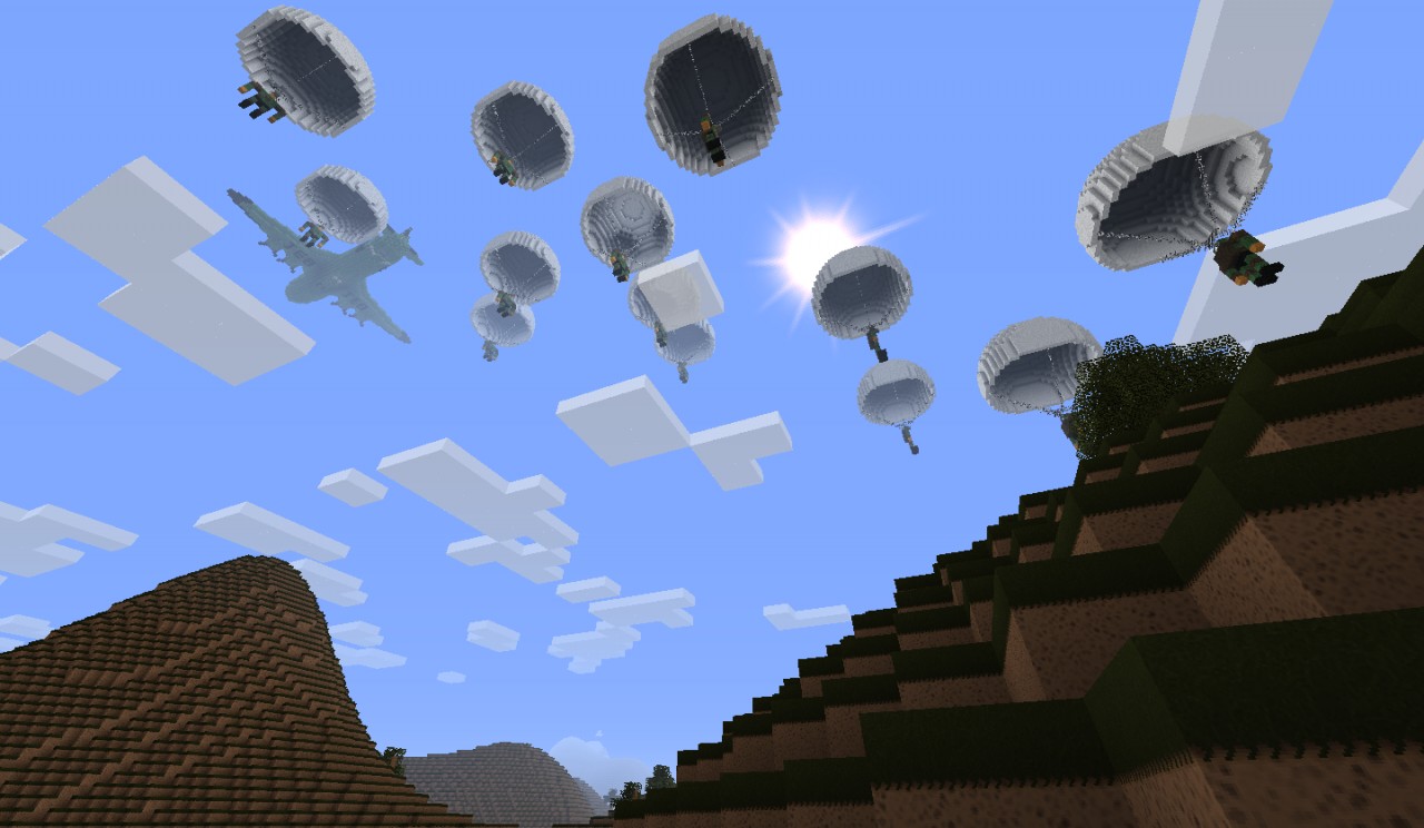 M.A.I.D. Minecraftian Airborne Infantry Division Minecraft Map