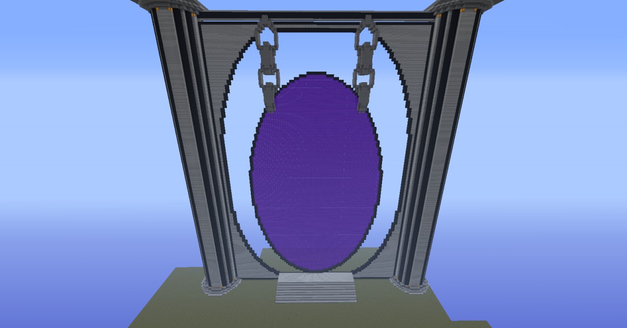 largest working nether portal Minecraft Map
