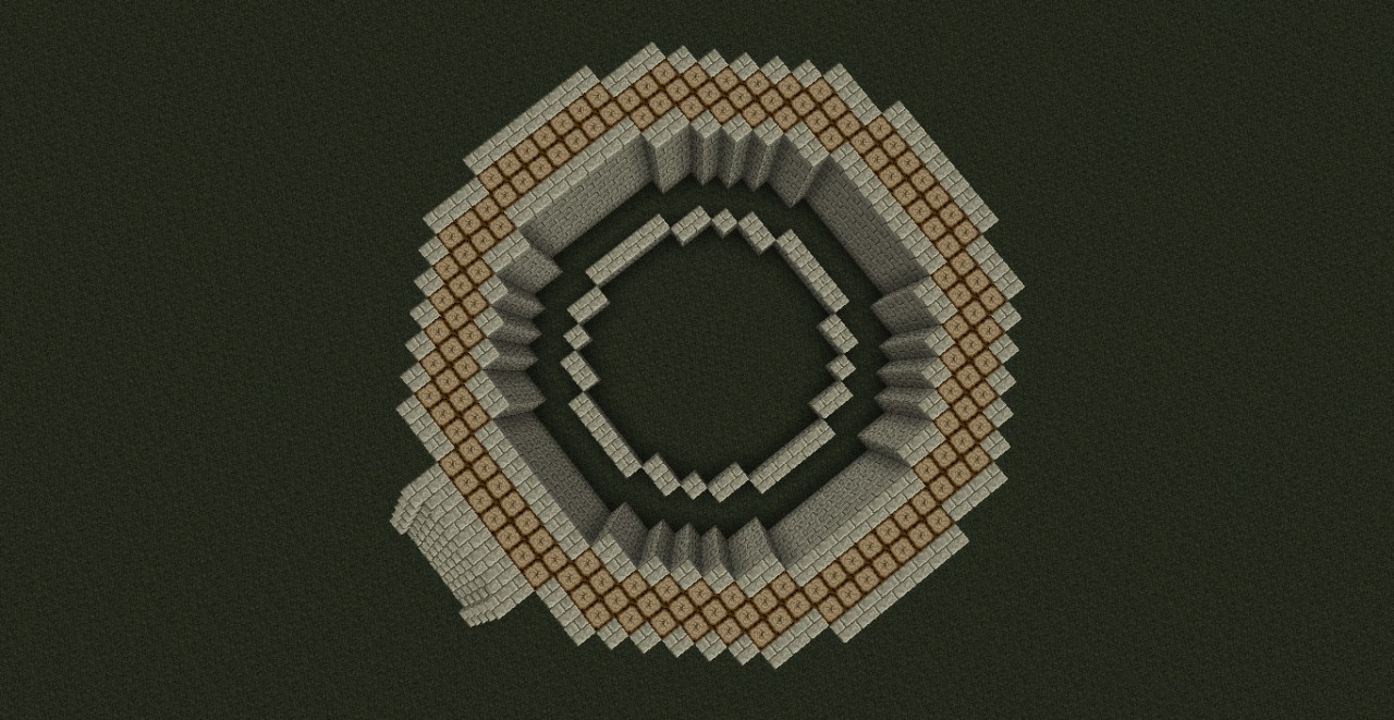 Circle temple of the GODS Minecraft Map