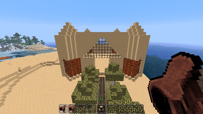 New Desert island Minecraft Map