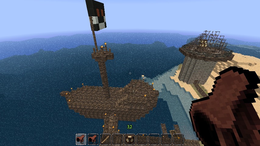 New Desert island Minecraft Map