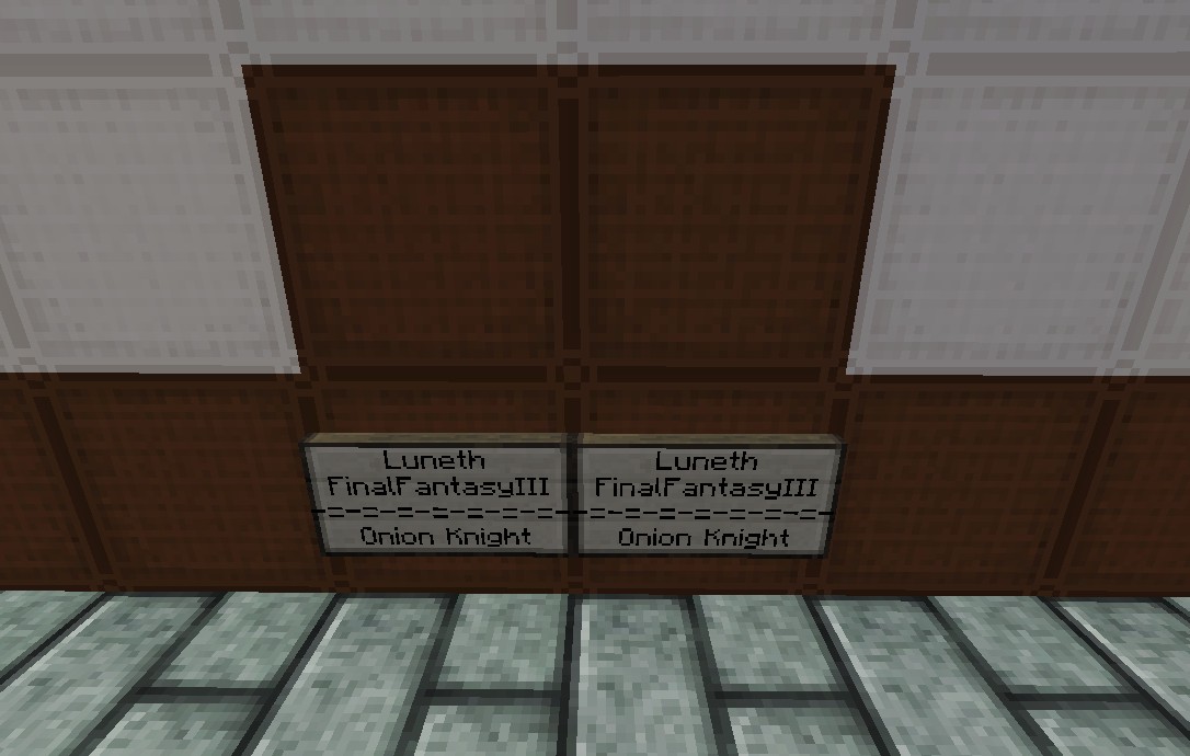 Final Fantasy III: Onion Knight Minecraft Map