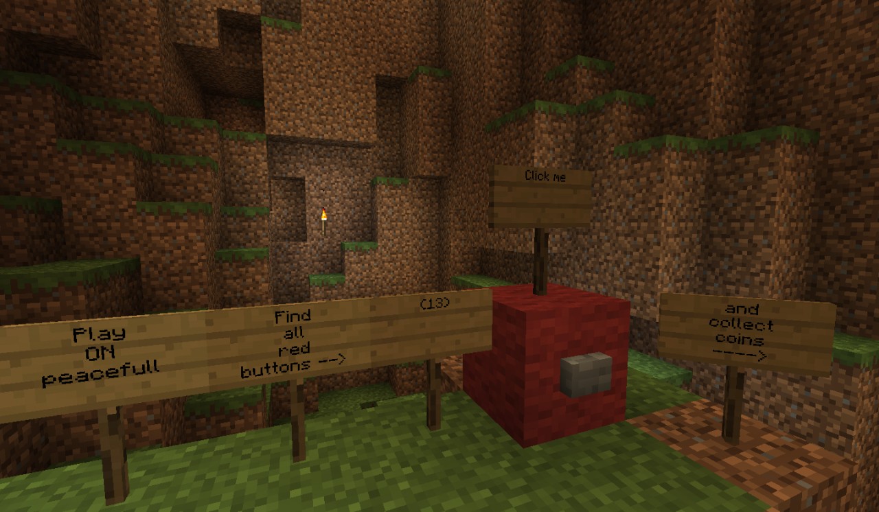 Find Red buttons Escape 1.2.5 Minecraft Map