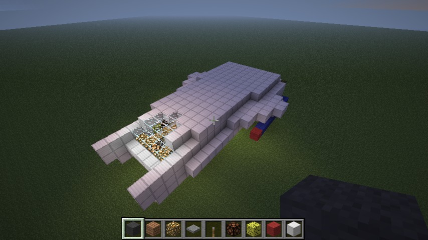 Federation Style Dropship [Zeplin Mod Compatible] Minecraft Map