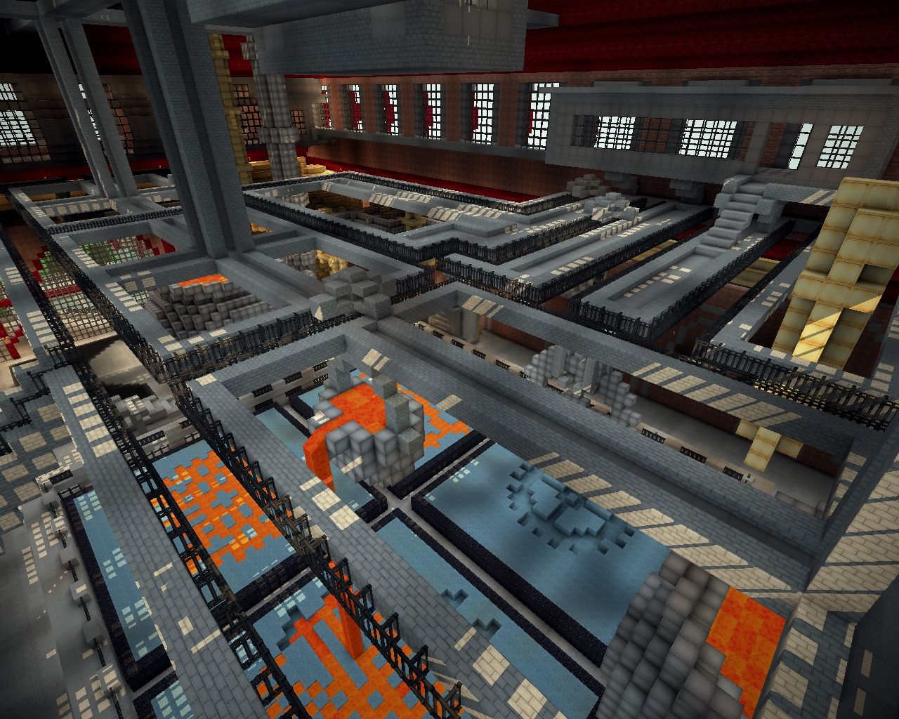 Cogwheel factory Minecraft Map