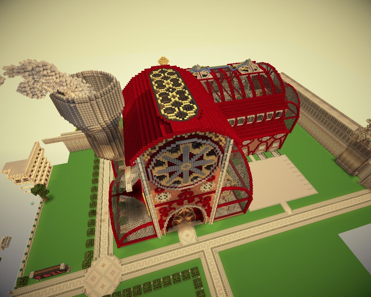 Cogwheel factory Minecraft Map