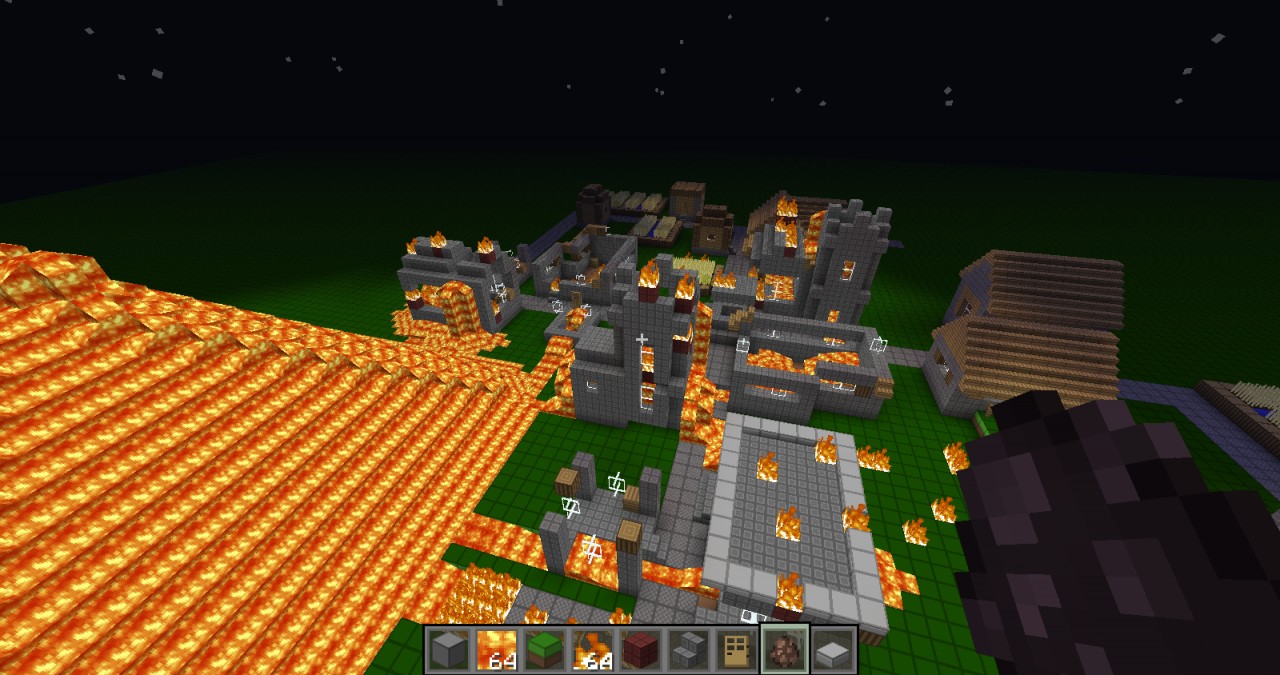 Erupting Volcano Minecraft Map