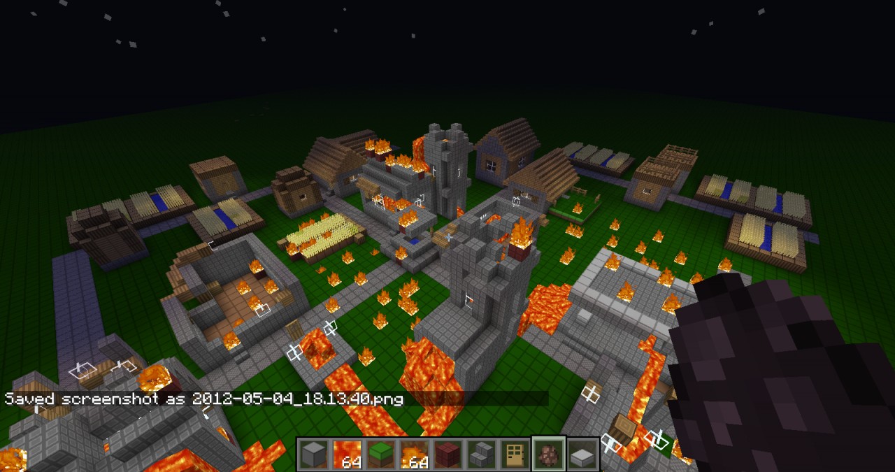 Erupting Volcano Minecraft Map