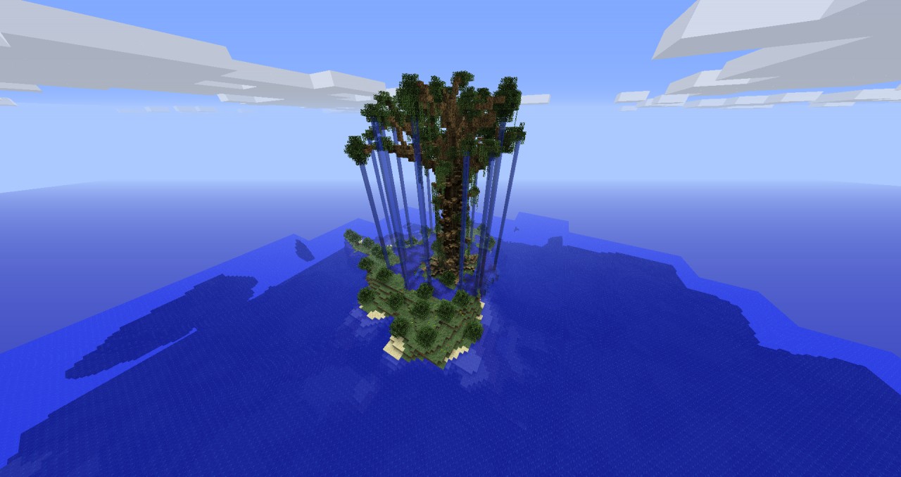 the holy tree of water Minecraft Map