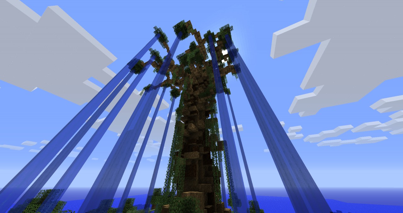 the holy tree of water Minecraft Map