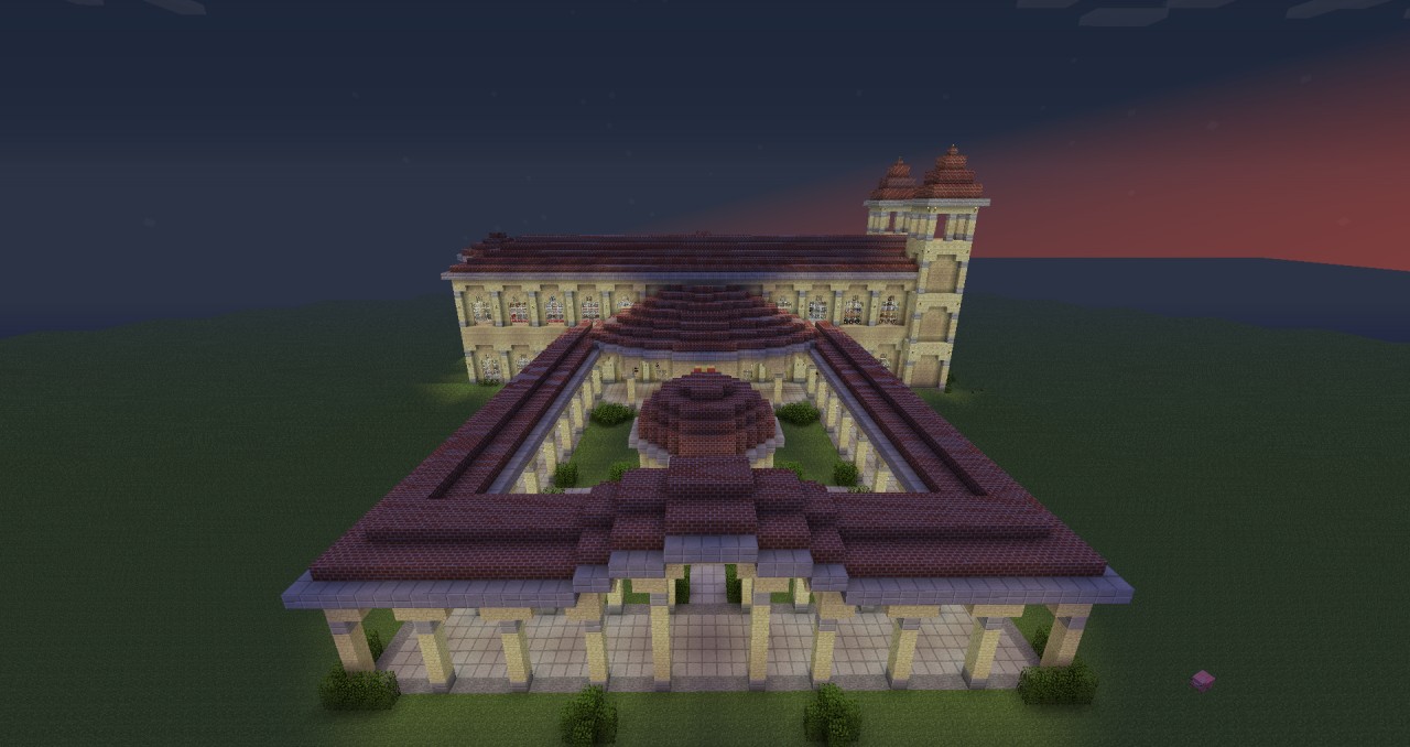 Huge Sandstone Castle! Minecraft Map
