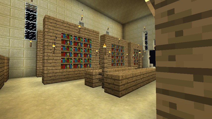 University library Minecraft Map