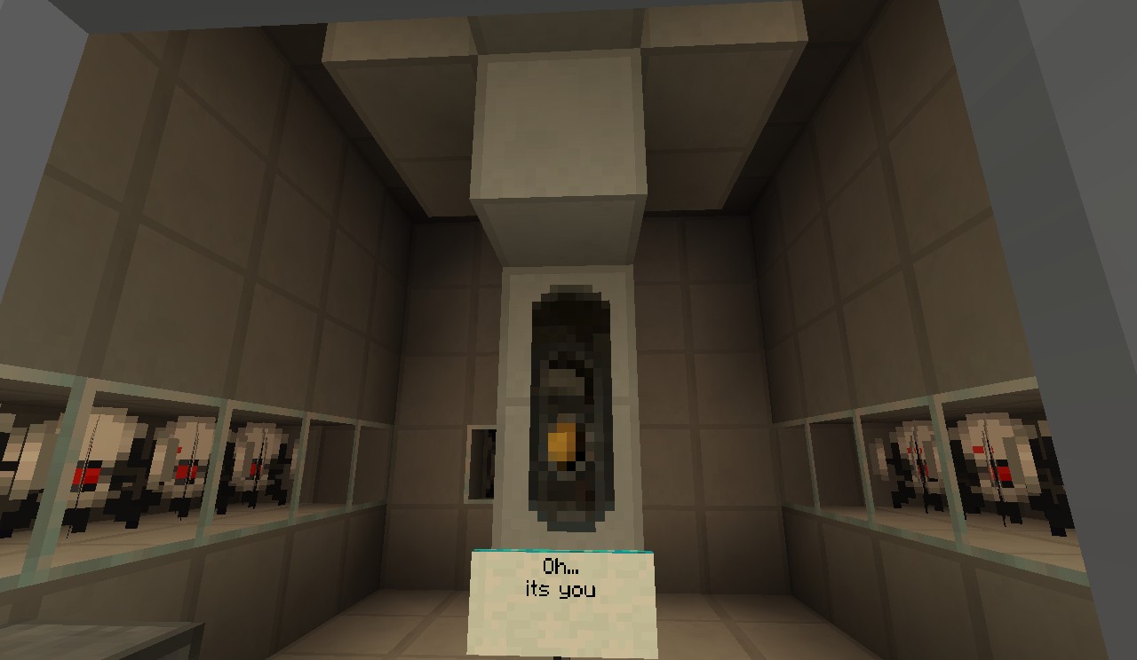 Portal short testing area Minecraft Map