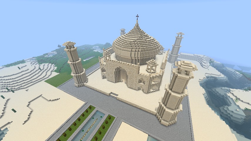 Taj-Mahal Construction Minecraft Project