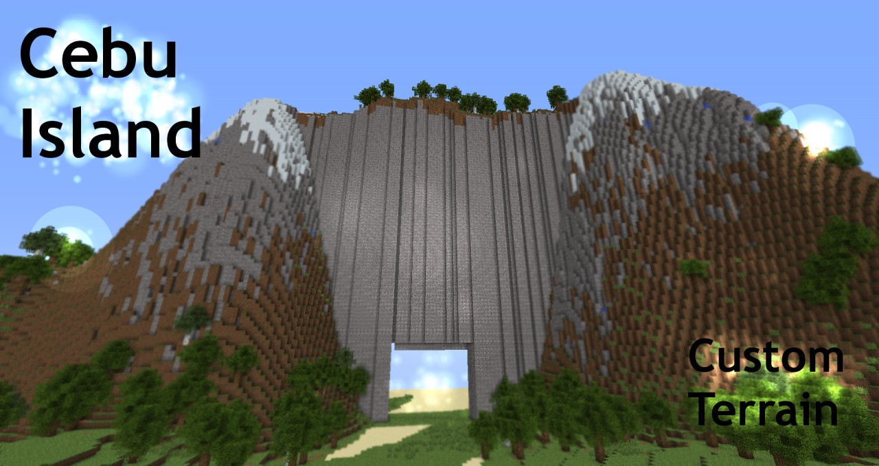 Cebu Island - Custom Terrain Minecraft Map