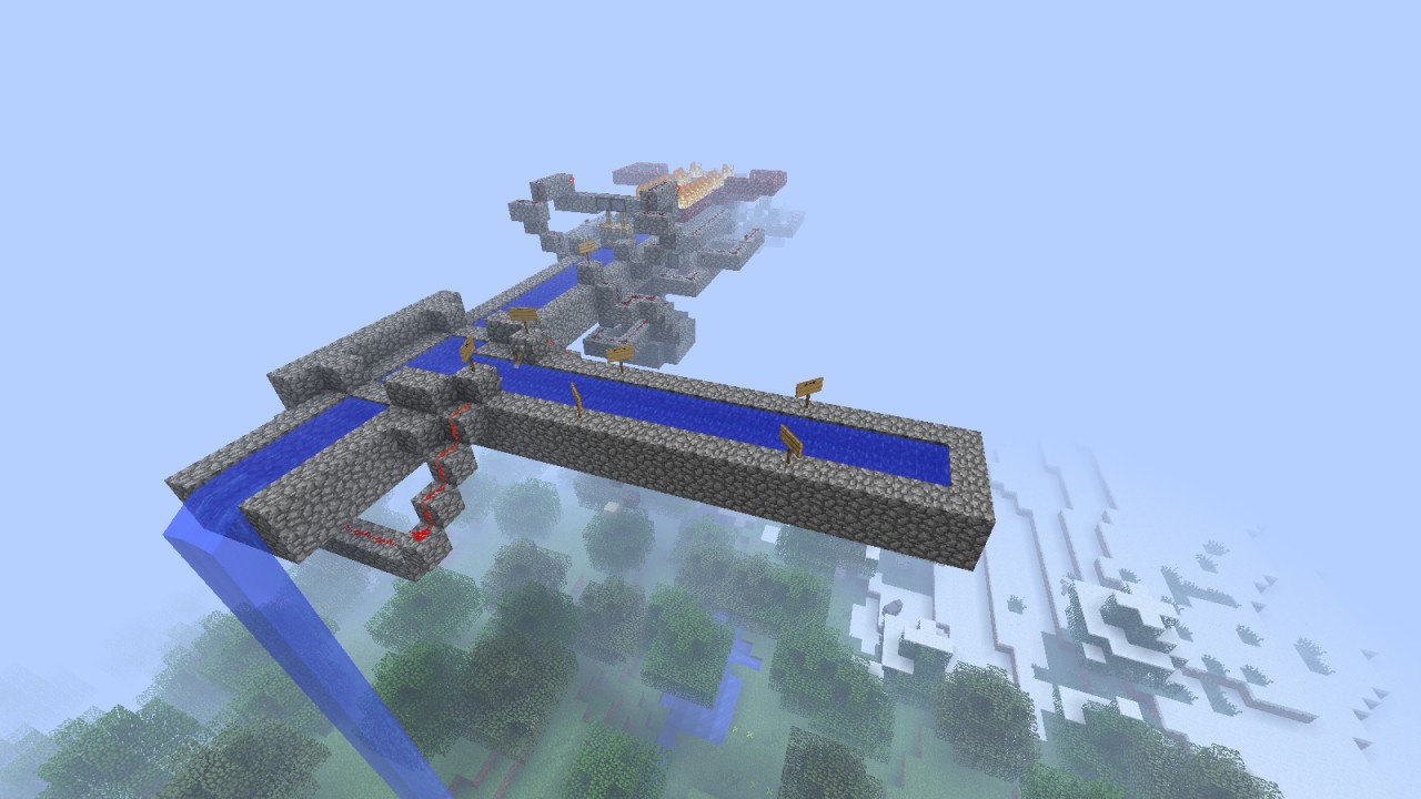 white water course Minecraft Map