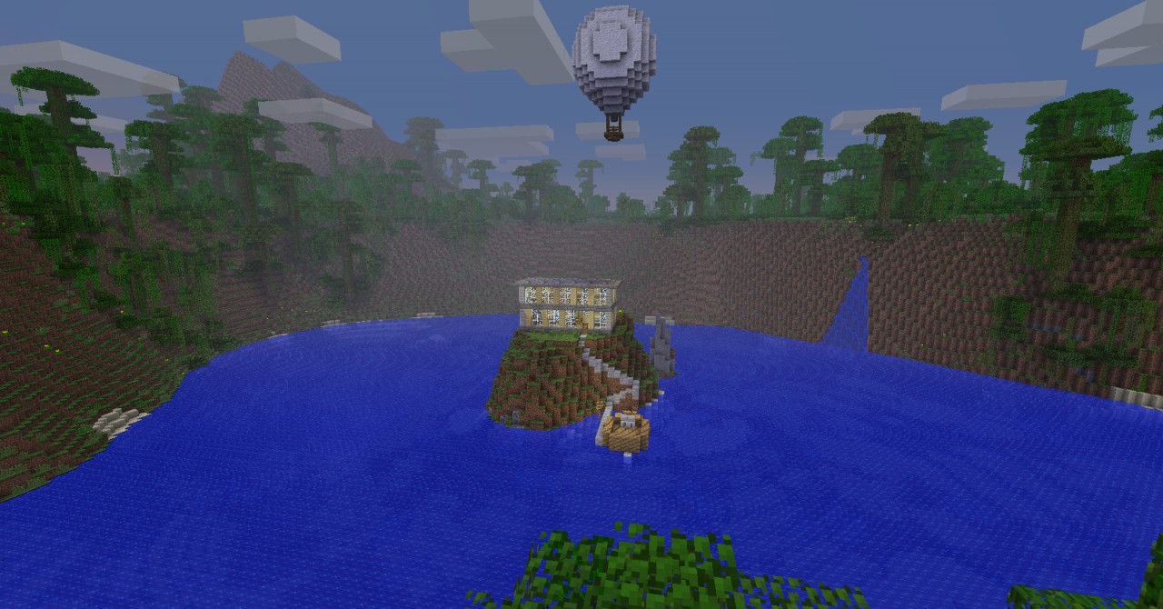 50 Subs Custom Terrain~Jungle Island Minecraft Map