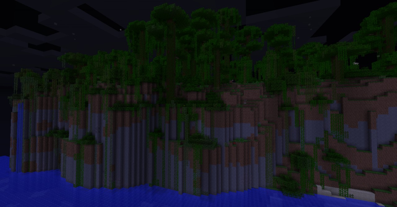 50 Subs Custom Terrain~Jungle Island Minecraft Map