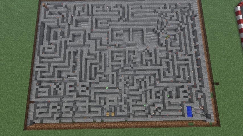 3 layer maze Minecraft Map