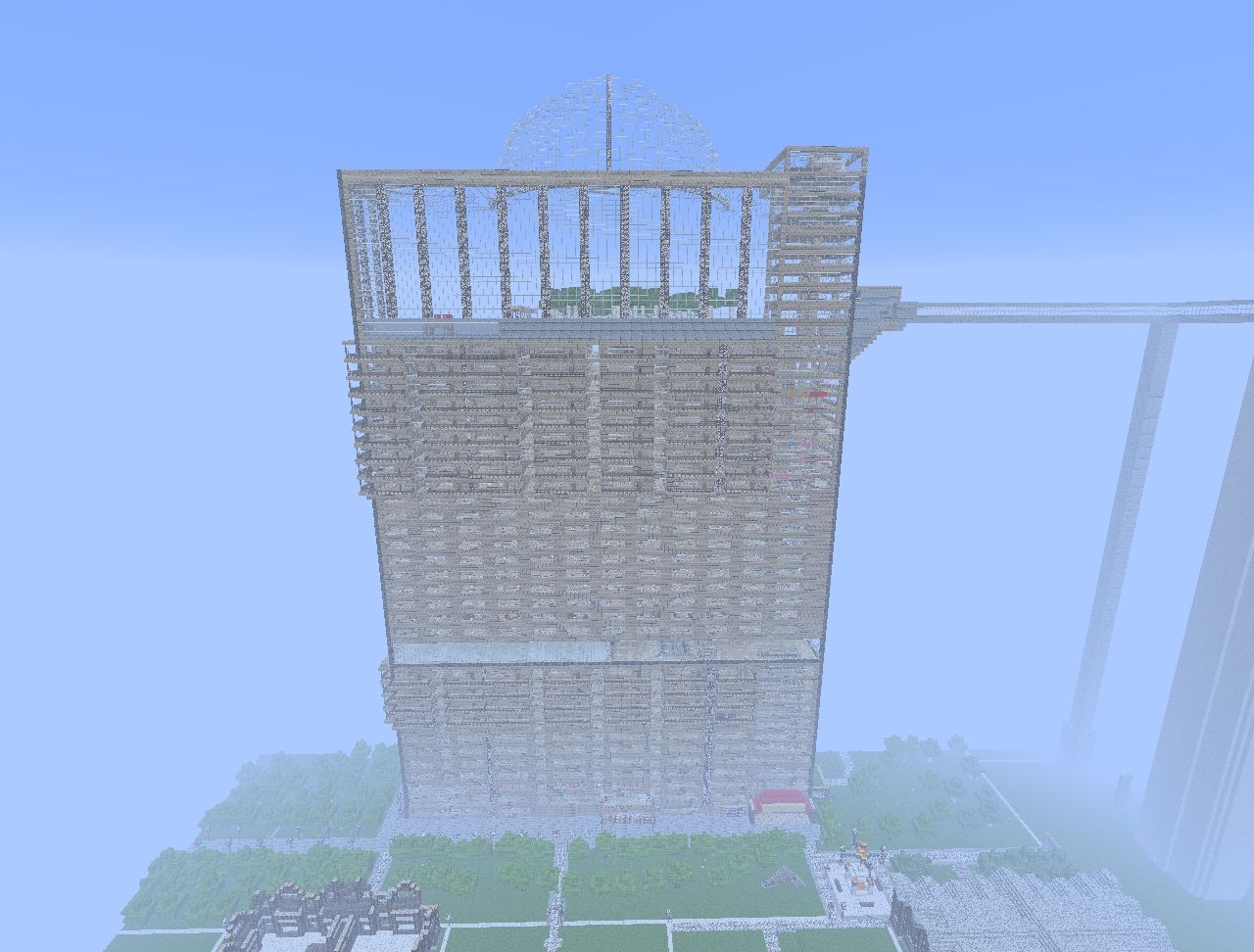 Hotel more than 2,100 rooms Minecraft Map