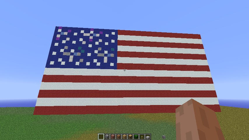 American flag Minecraft Map