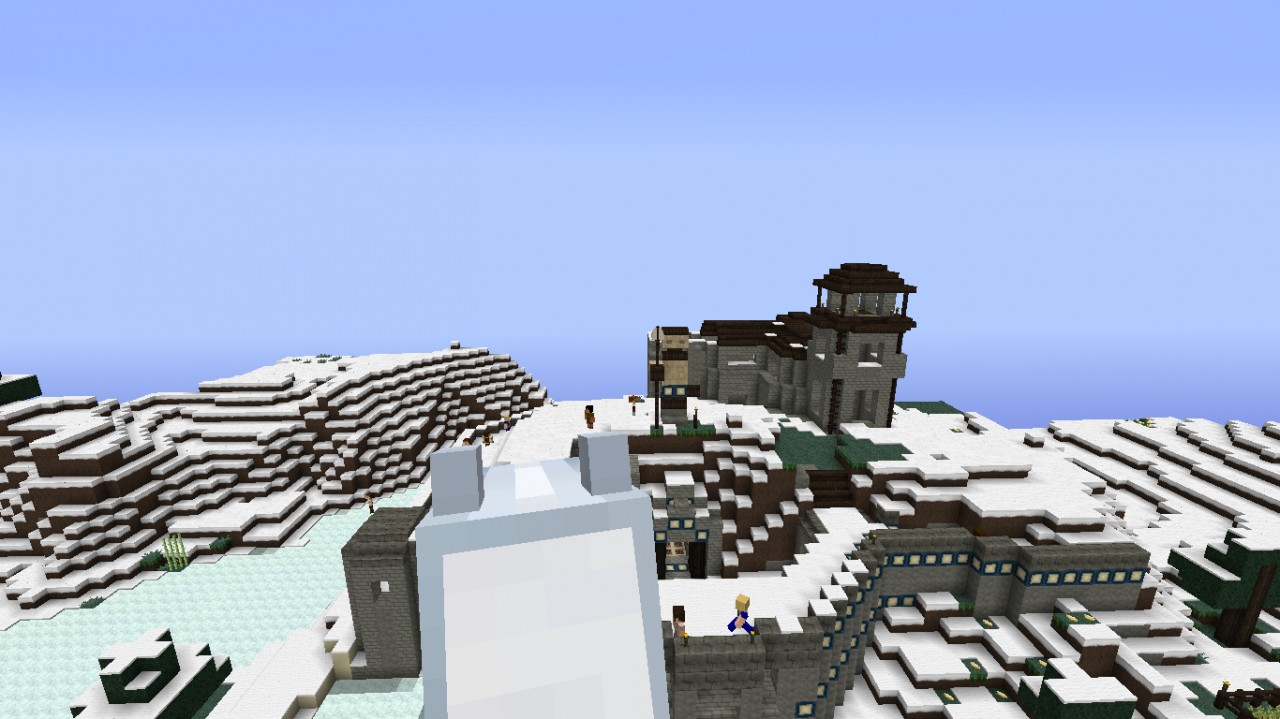 Dwarven Fortress and Mine. Minecraft Project