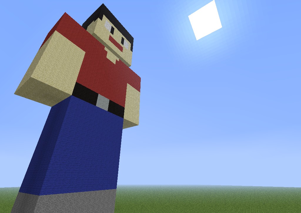 My First Character Statue Minecraft Map