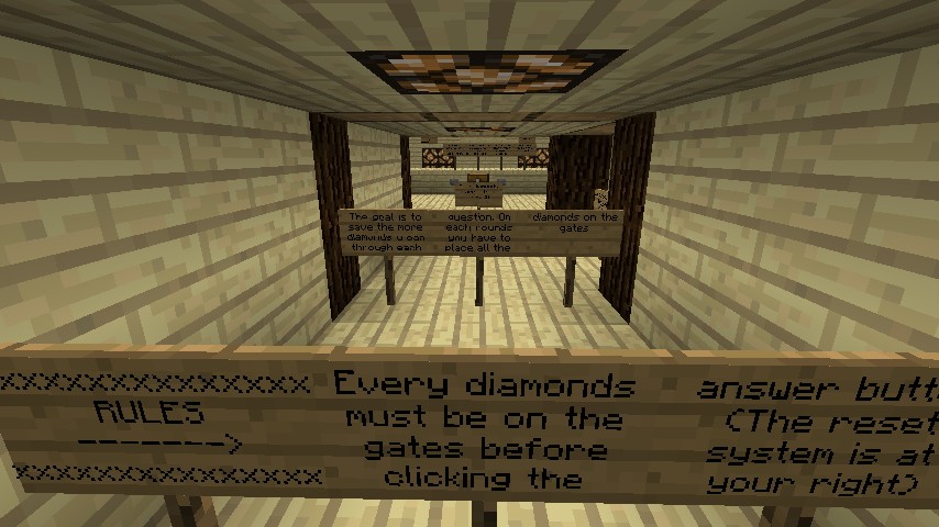 Minecraft game : Diamond drop Minecraft Map