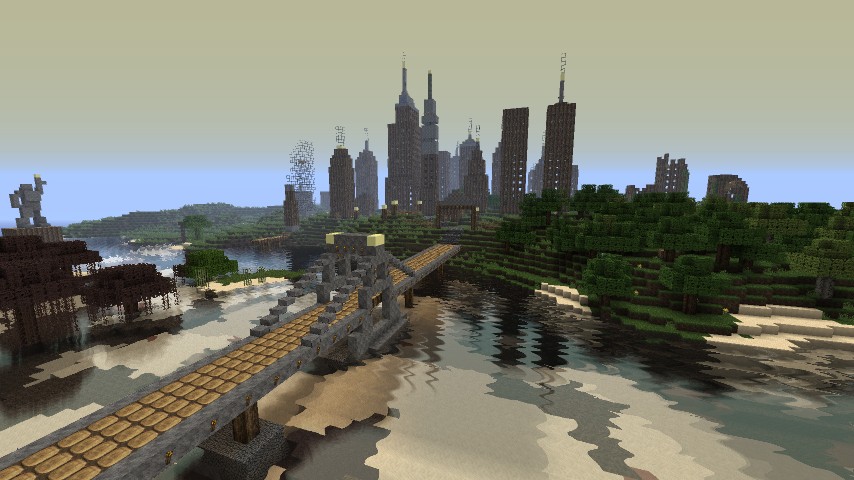Antaria - Miniature city skyline Minecraft Map