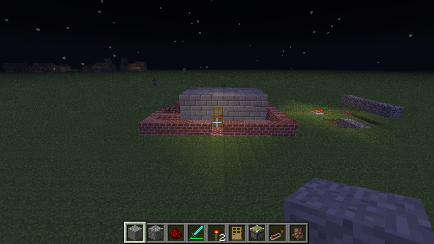 (Working) on/off house defense device Minecraft Map