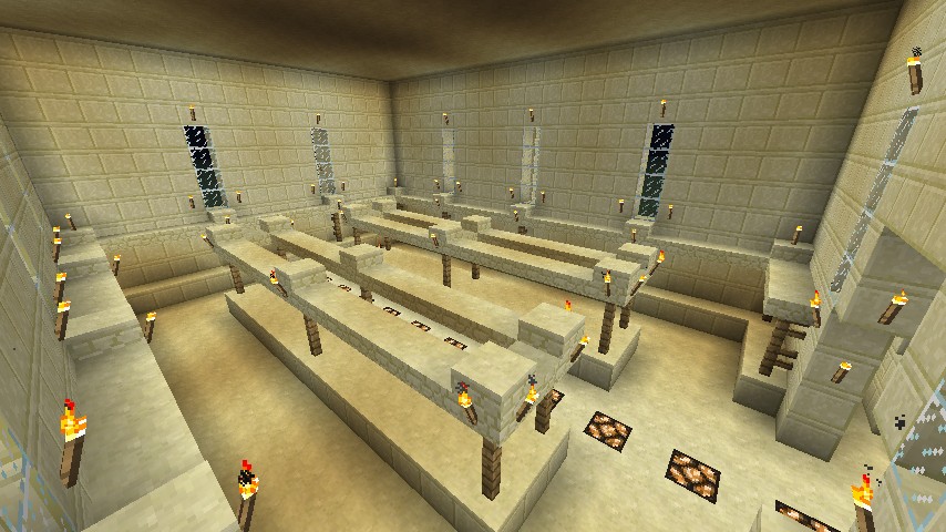 Greek Sandstone Server Spawn Minecraft Map