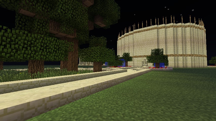 Greek Sandstone Server Spawn Minecraft Map