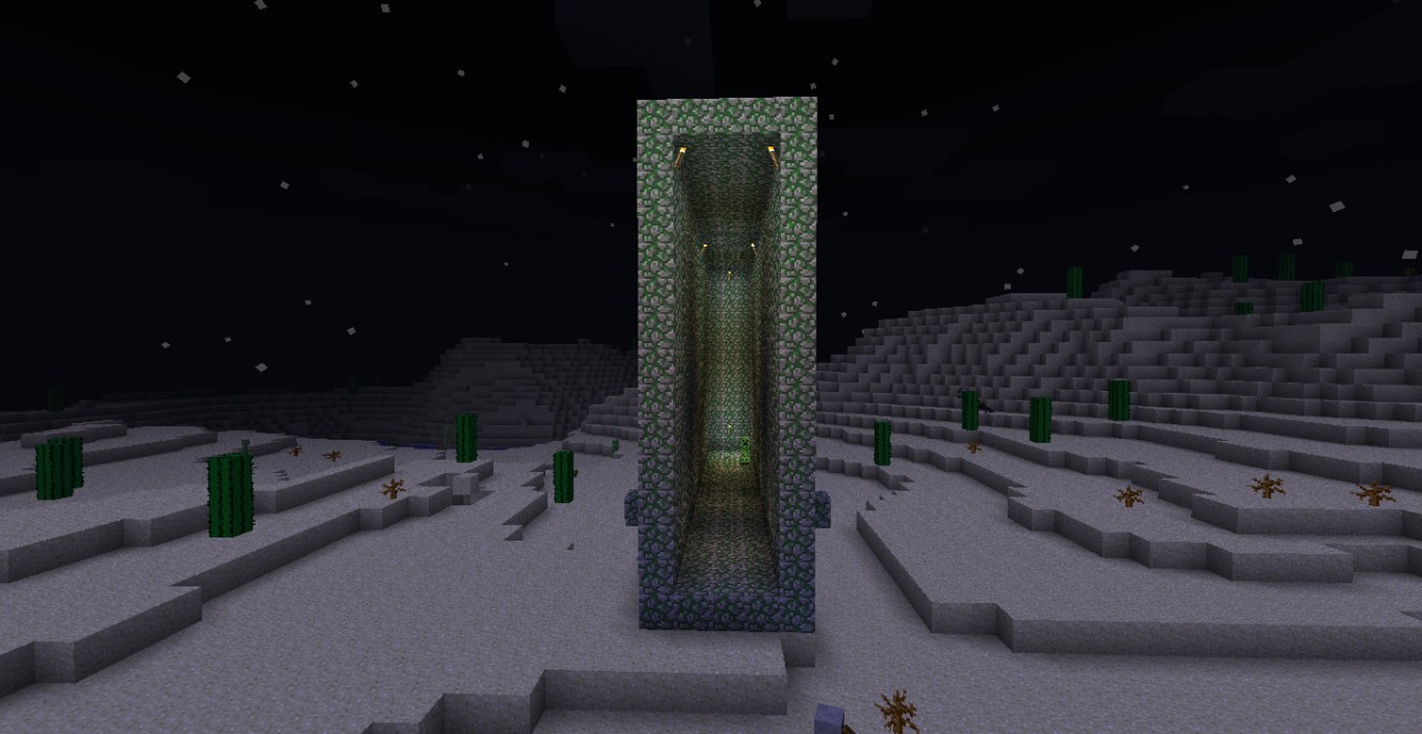 Mossy Cobblestone Cave Minecraft Project