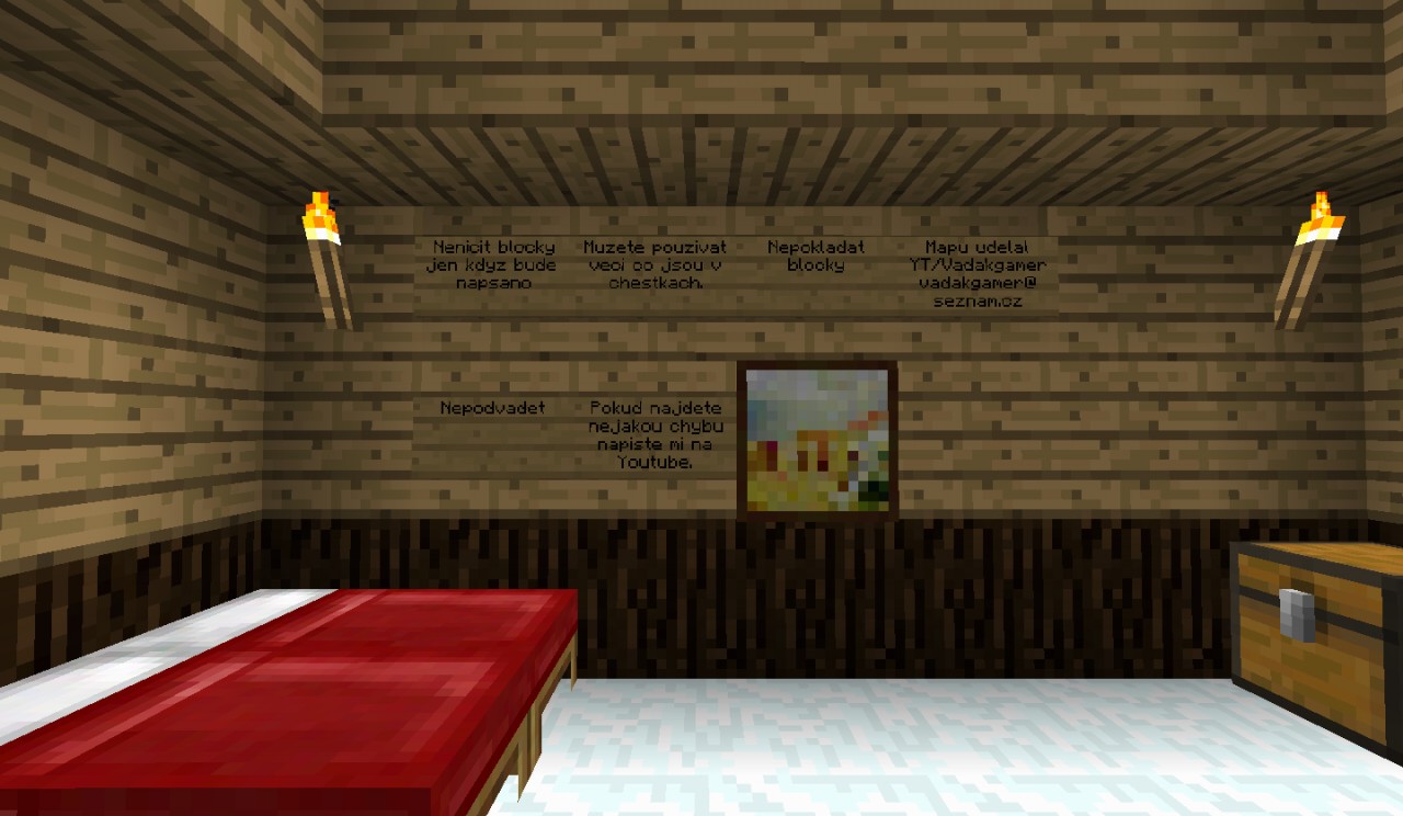 Sef Challenge [CZ] MC 1.2.6 or pre-release Minecraft Map