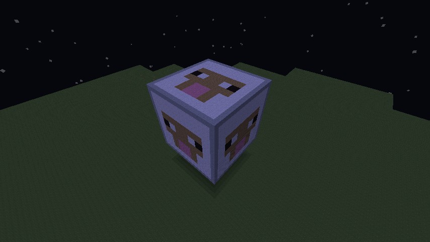 Giant Cube Sheep Face Minecraft Map