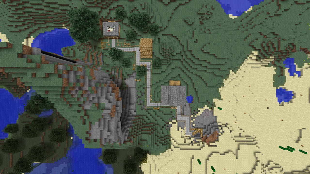 Outline Village [Spawn fixed] Minecraft Map