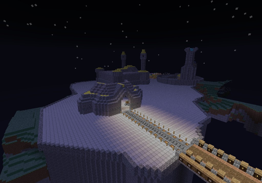 Hovering Sky City Minecraft Map
