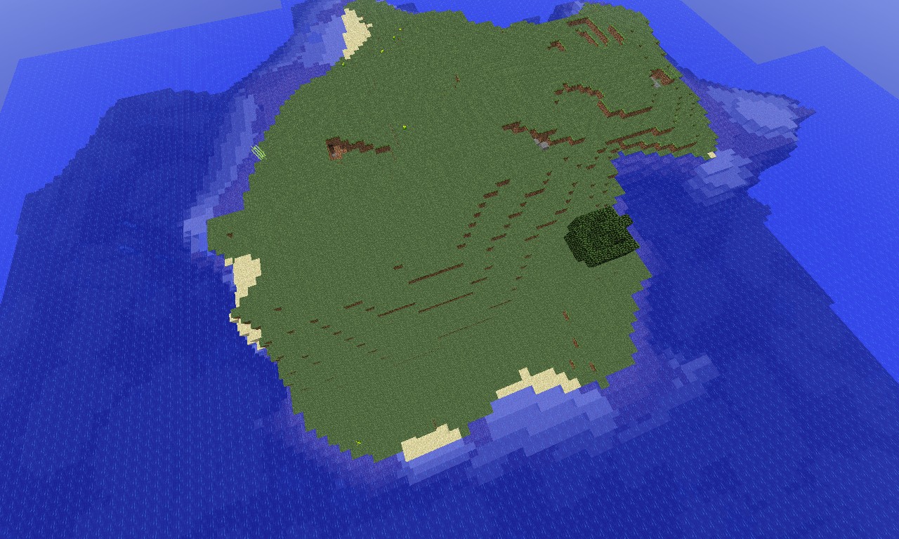 Awesome seed survival island Minecraft Map