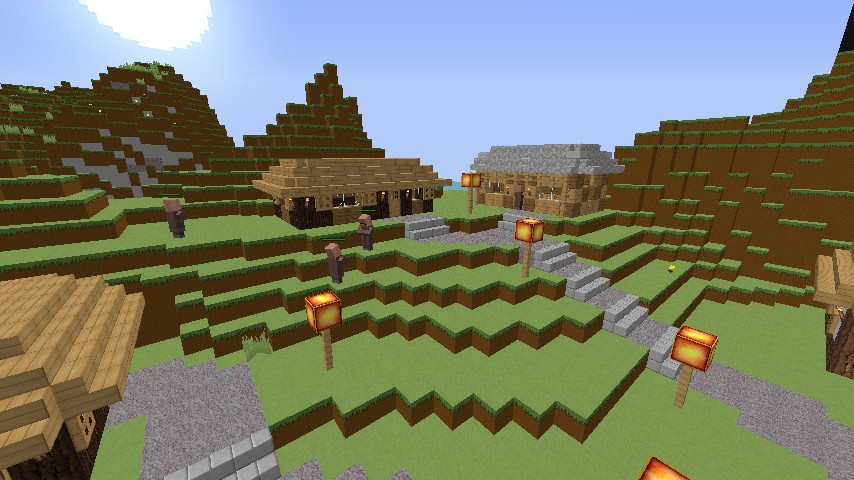 Hillside Village By theCatPewp Minecraft Map