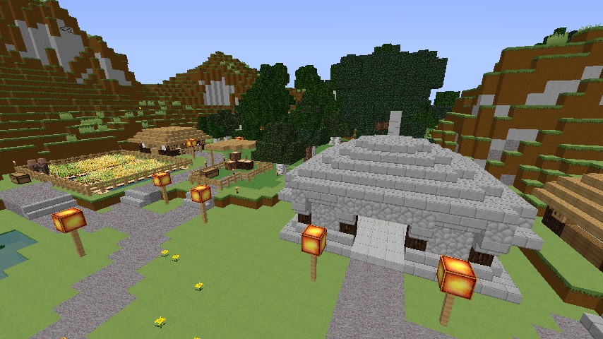 Hillside Village By theCatPewp Minecraft Map