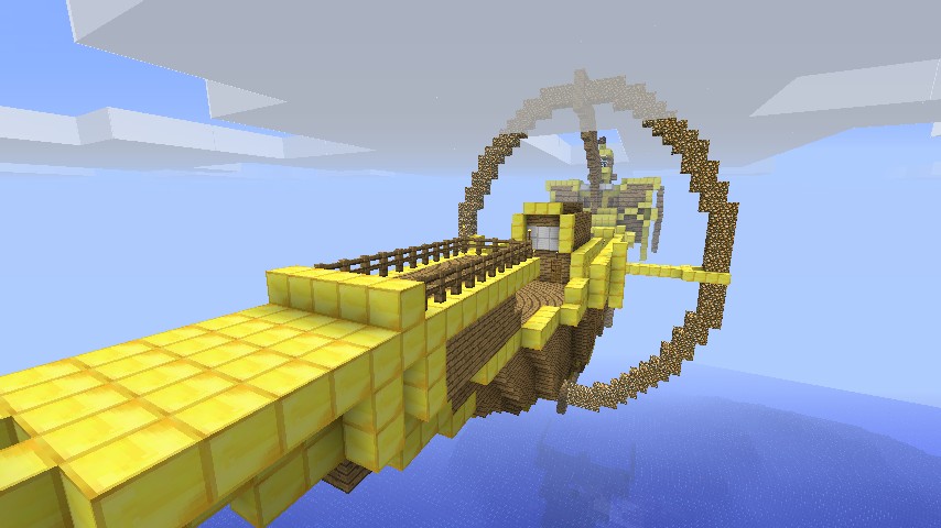 Lyrandar Aeroship (D&D - Eberron) Minecraft Map