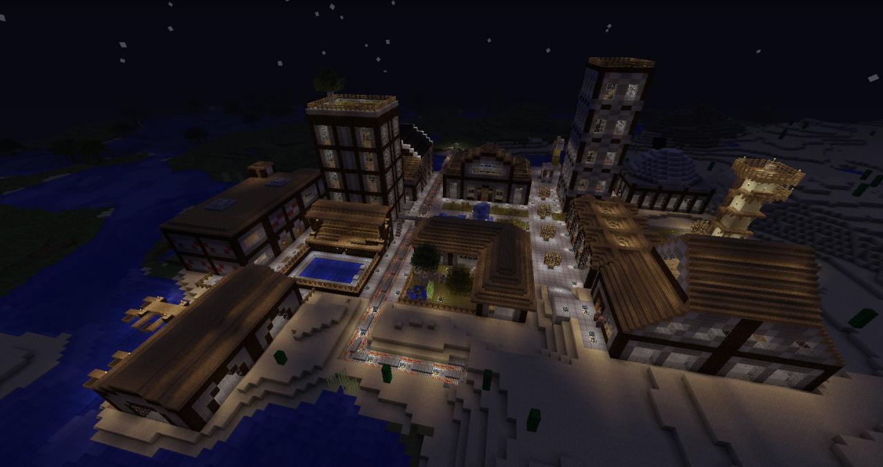 City (solo) Minecraft Map