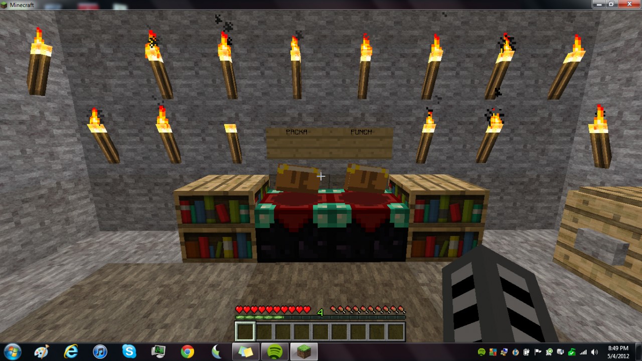 Nazi Zombies Custom Map w/Perks & Pack A Punch Minecraft Map