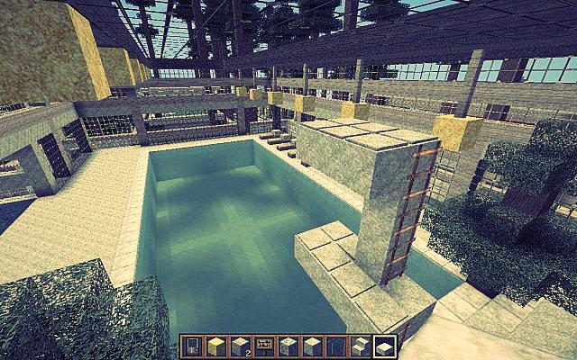 Indoors baths with sauna (Download) version 1.2 Minecraft Map