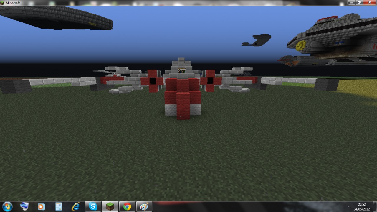 Star Wars ARC-170 Star fighter/bomber Minecraft Map