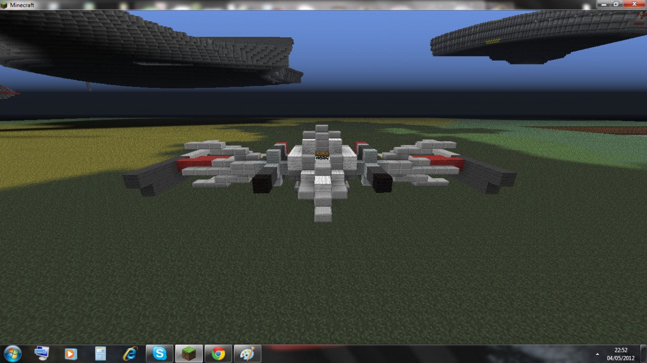 Star Wars ARC-170 Star fighter/bomber Minecraft Map