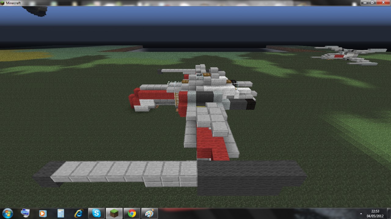 Star Wars ARC-170 Star fighter/bomber Minecraft Map